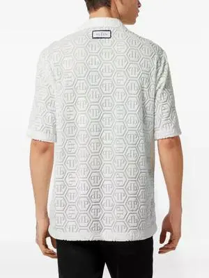 Philipp Plein Monogram-jacquard Shirt
