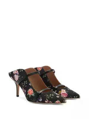 MALONE SOULIERS 70mm Maureen Mules - Black