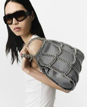 Stella McCartney Limited-edition Falabella Chain Cage Mini Tote