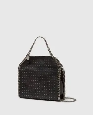 Stella McCartney Falabella Star Studs Mini Tote Bag - Black