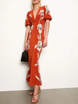 La DoubleJ Marlene Dress - Iris Placée