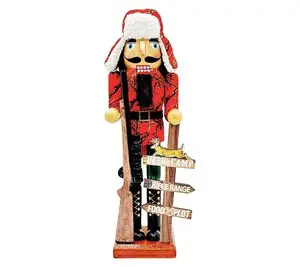 SANTA'S WORKSHOP 14' Deer Camp Nutcracker