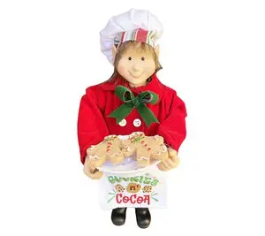 SANTA'S WORKSHOP 12' Cookies & Cocoa Elf