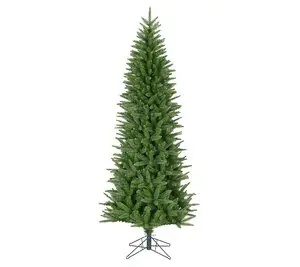 FRASER HILL FARM 7.5-ft. Winter Falls Slim Chri Stmas Tree - One-color