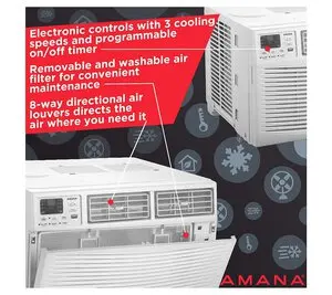 AMANA 15,000 Btu Window-mounted Air Conditioner With Remote