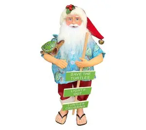 SANTA'S WORKSHOP 15' Save The Turtles Claus