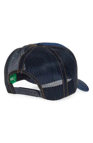 FRIDAY FEELIN’ Patch Trucker Hat - Denim