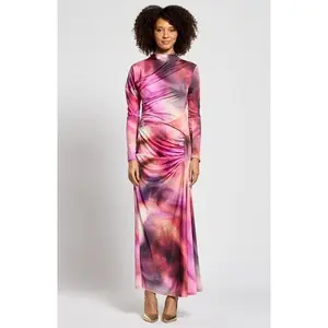 DASKA Maxi Dress With Ruching Detail