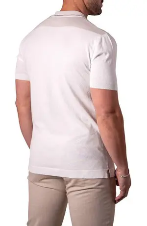 MACEOO Tipped Colorblock Polo