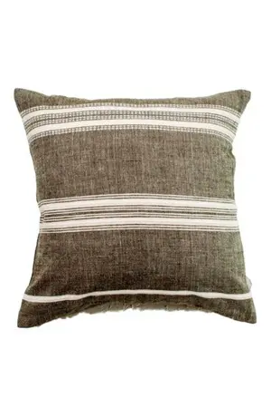 CREATIVE WOMEN Aden Pillowcover Only - Grey W/ Natural