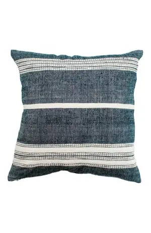 CREATIVE WOMEN Aden Pillowcover Only - Navy W/ Natural