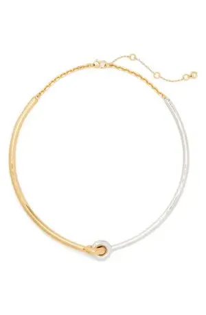 Kate Spade New York Mixed Metallic Choker - Silver Gold