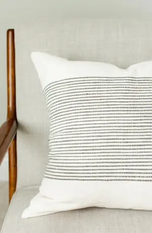 CREATIVE WOMEN Riviera Pillowcover Only - Grey Stripes