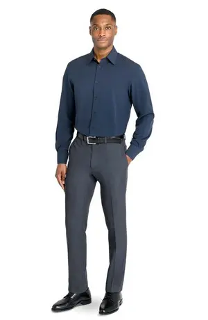 W.R.K Regular Fit Solid Performance Dress Shirt