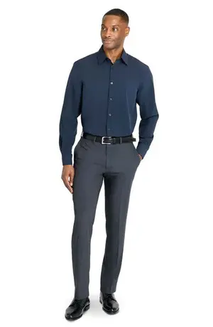 W.R.K Regular Fit Solid Performance Dress Shirt
