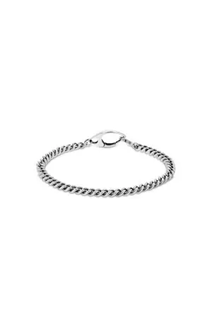 MR LOWE BY SHERYL LOWE Mr Lowe Curb Chain Bracelet - Sterling Silver