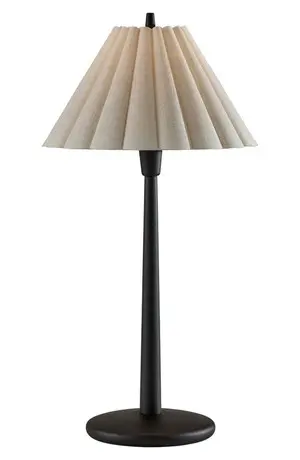 ADESSO Scallop Table Lamp - Black