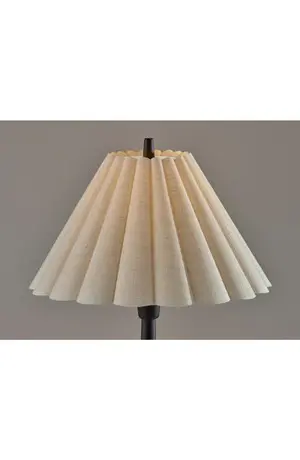 ADESSO Scallop Table Lamp - Black