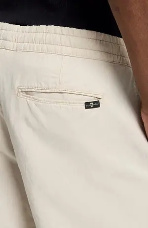 7 For All Mankind Relaxed Fit Cotton Blend Shorts