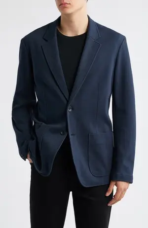 Rag & Bone Butler Patch Pocket Sport Coat - Navy