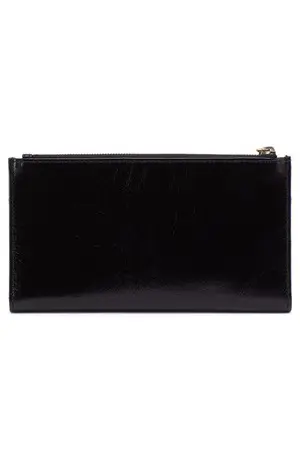 Hobo Large Jill Leather Bifold Wallet - Black