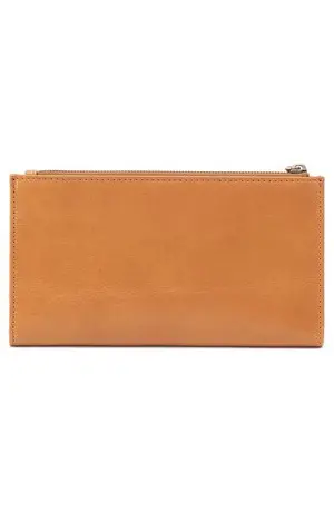 Hobo Large Jill Leather Bifold Wallet - Natural