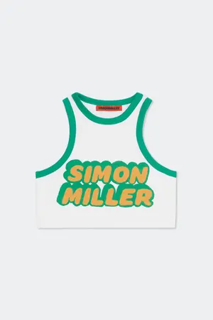 SIMONMILLER Dibby Tank - Gummy Green Dibby Graphic