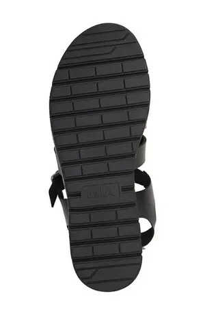 Mia Kaja Platform Fisherman Sandal - Black