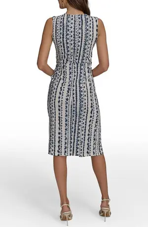 Donna Karan New York Abstract Print Sheath Dress