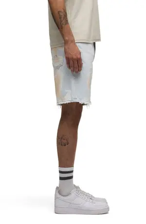 Hudson Jeans Clint Relaxed Denim Shorts - Bleached Cloud