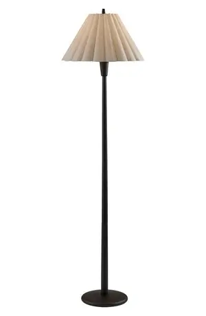 ADESSO Scallop Floor Lamp - Black