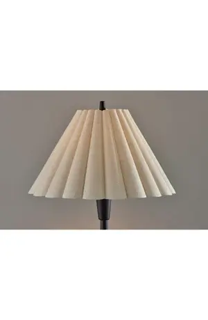 ADESSO Scallop Floor Lamp - Black