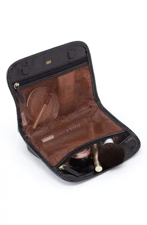 Hobo Beauty Leather Cosmetics Case - Black