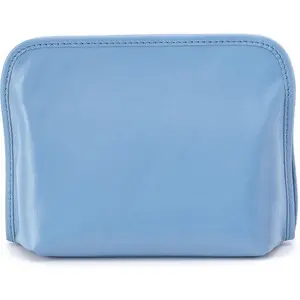Hobo Beauty Leather Cosmetics Case - Faded Denim