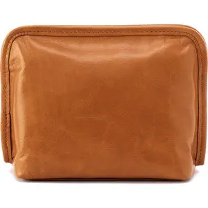 Hobo Beauty Leather Cosmetics Case - Truffle