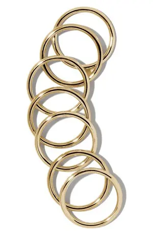JENNIFER FISHER Set Of Stackable Rings - Yellow Gold