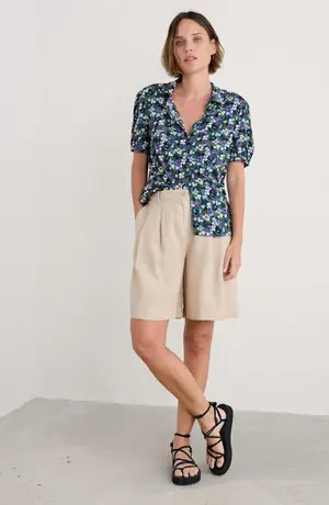 SEASALT CORNWALL Embrace Floral Button-up Shirt