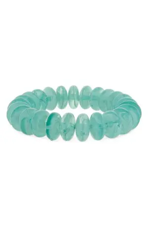 Nordstrom Beaded Stretch Bracelet - Aqua