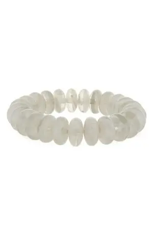 Nordstrom Beaded Stretch Bracelet - Grey