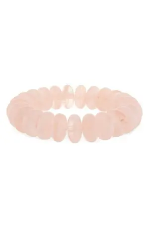 Nordstrom Beaded Stretch Bracelet - Rose
