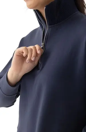 HONORS The Half-zip Pullover - Navy