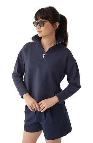 HONORS The Half-zip Pullover - Navy