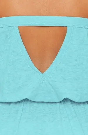 BECCA By Rebecca Virtue Strapless Cover-up Romper