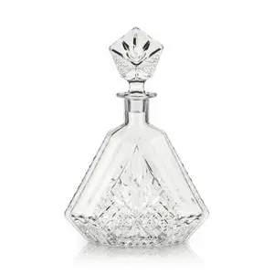 VISKI Admiral Crystal Irish Cut Whiskey Decanter