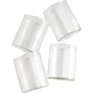 CREATIVE WOMEN Handblown Hammered Glassesset Of 4 - Clear