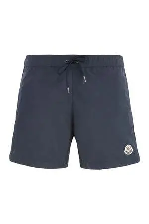 Moncler Nylon Swim Shorts - Blue