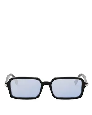 Fendi Selleria Rectangle Sunglasses, 54mm