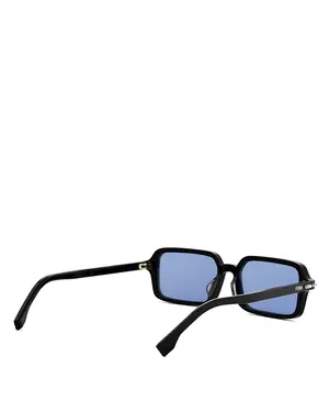 Fendi Selleria Rectangle Sunglasses, 54mm