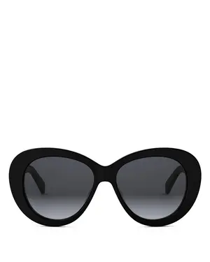 Celine Triomphe Butterfly Sunglasses, 55mm - Black/smoke