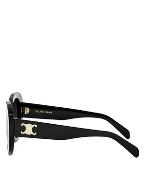 Celine Triomphe Butterfly Sunglasses, 55mm - Black/smoke